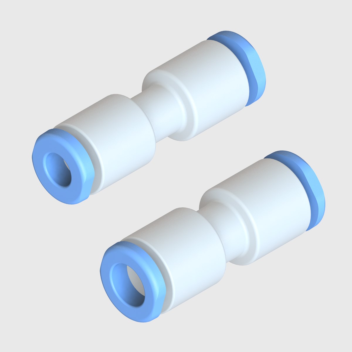 Oxygen Compatible Nylon Equal Straight Connector, EPDM-N Seal - Various ...
